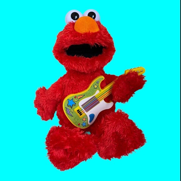 Hasbro | Toys | Rock Rhyme 1 Elmo With Guitar 220 Hasbro Talks Sings ...
